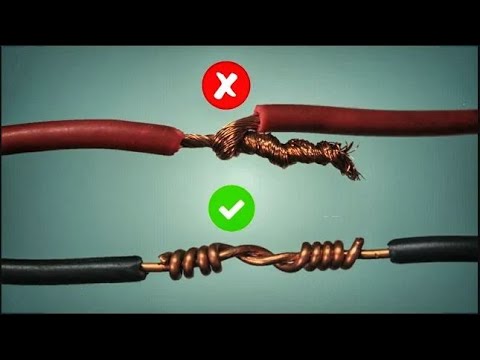 Awesome Idea! How to Twist Electric Wire Together/ Properly Joint ...