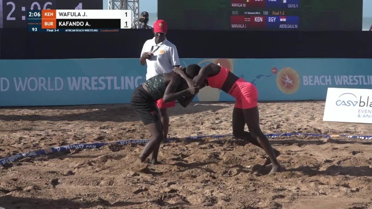 Joy Lichuma WAFULA (KEN) vs. Aoulatou KAFANDO (BUR) • Final 3-4 • Women ...