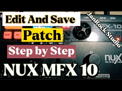 Nux Mfx 10 Create Preset Step by Step | Drive with Wah | by JanRock ...