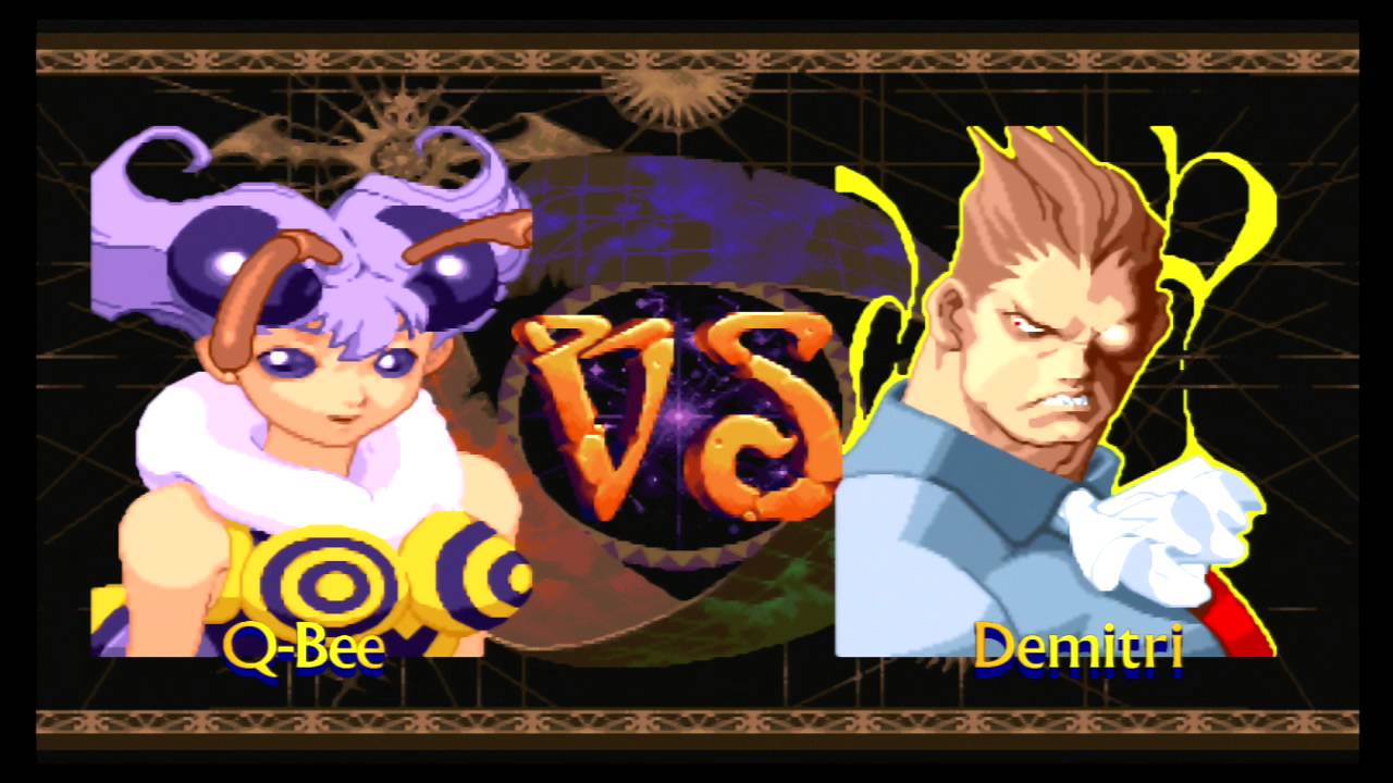 Darkstalkers 3 - Q Bee arcade mode - YouTube