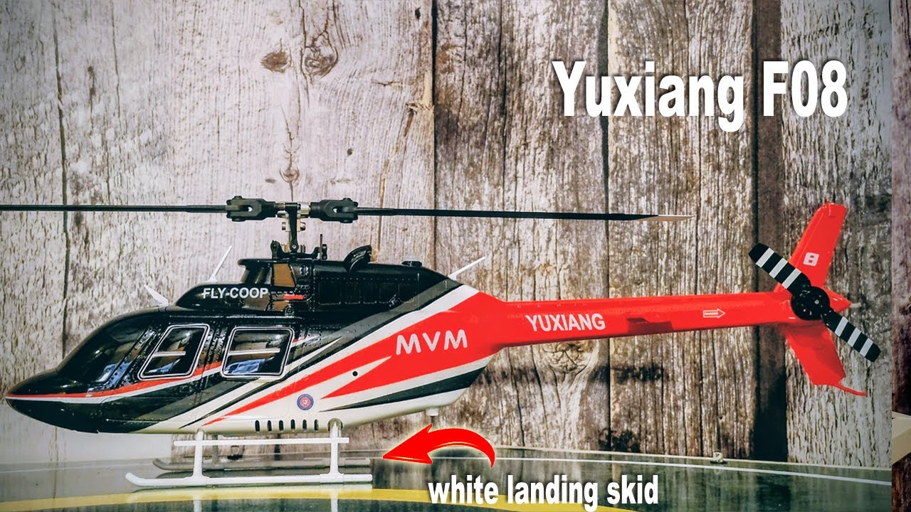 Yuxiang F08 with white landing skid - YouTube