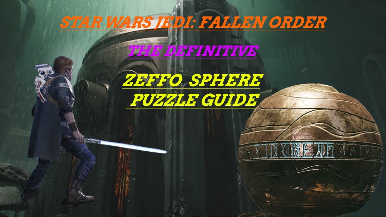Star Wars Jedi: Fallen Order | Zeffo Sphere Puzzle Walkthrough - YouTube