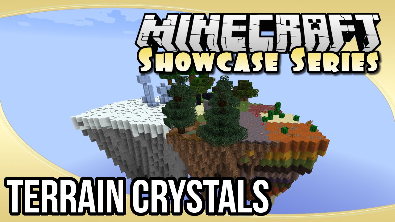 Terrain Crystals Mod Spotlight | The Minecraft Showcase Series - YouTube