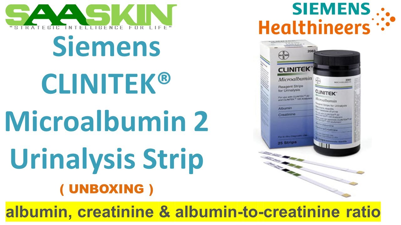 CLINITEK® Microalbumin 2 Strips | Unboxing | Siemens Point of Care ...