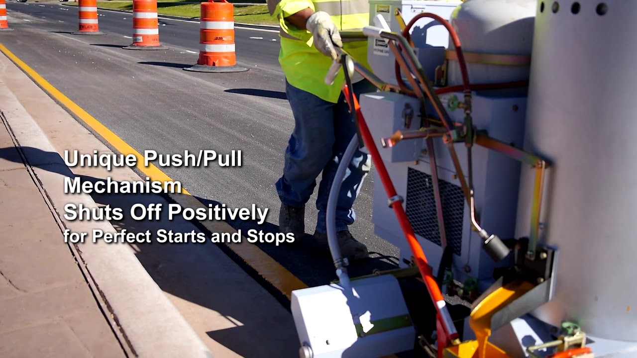 360SP Trantex Self-Propelled Thermoplastic Handliner - YouTube