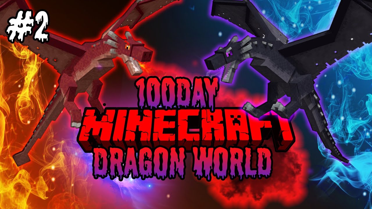เอาชีวิตรอด 100 วัน Minecraft Dragon world ผจญภัยโลกมังกร !! Ep2 - YouTube