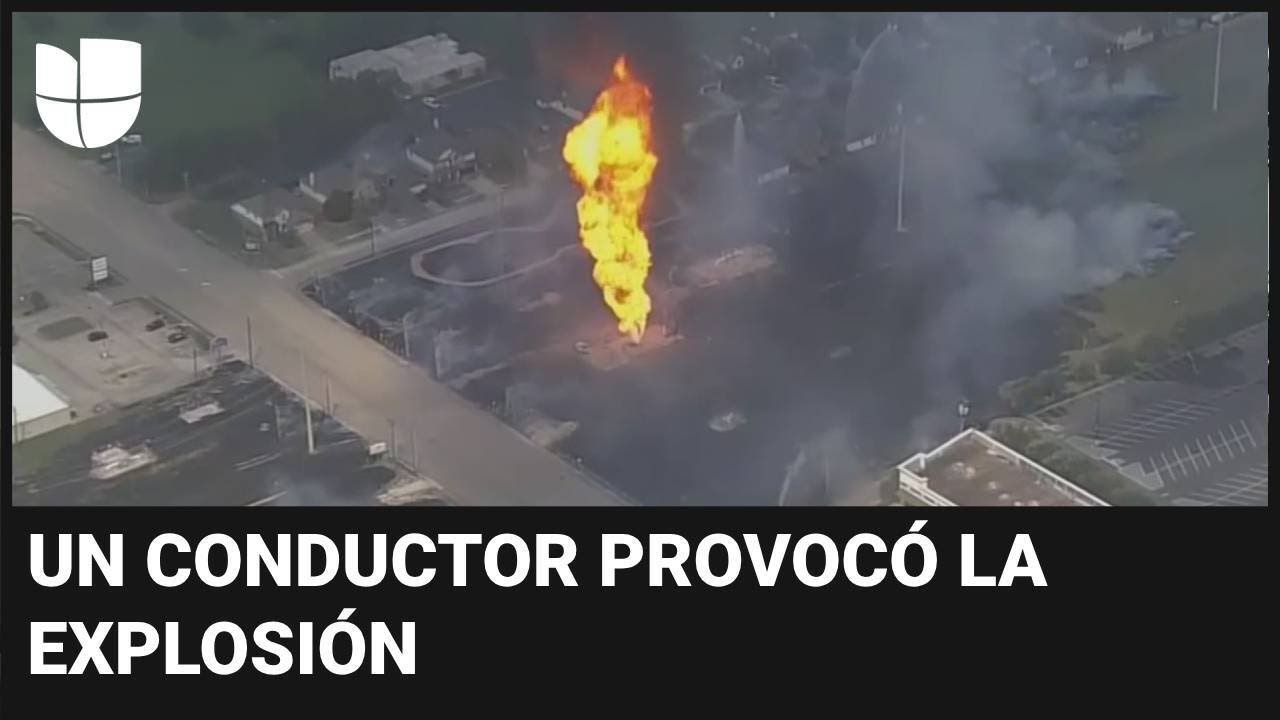 Detalles de la explosión e incendio en una tubería de gas en Texas ...