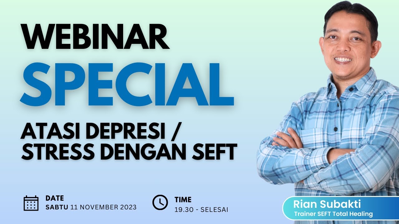 ATASI DEPRESI / STRESS DENGAN SEFT - YouTube