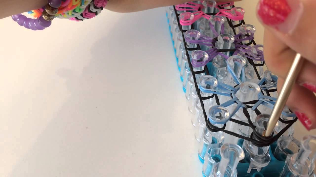 Loom bandz Sternenarmband :) Anleitung Deutsch - YouTube