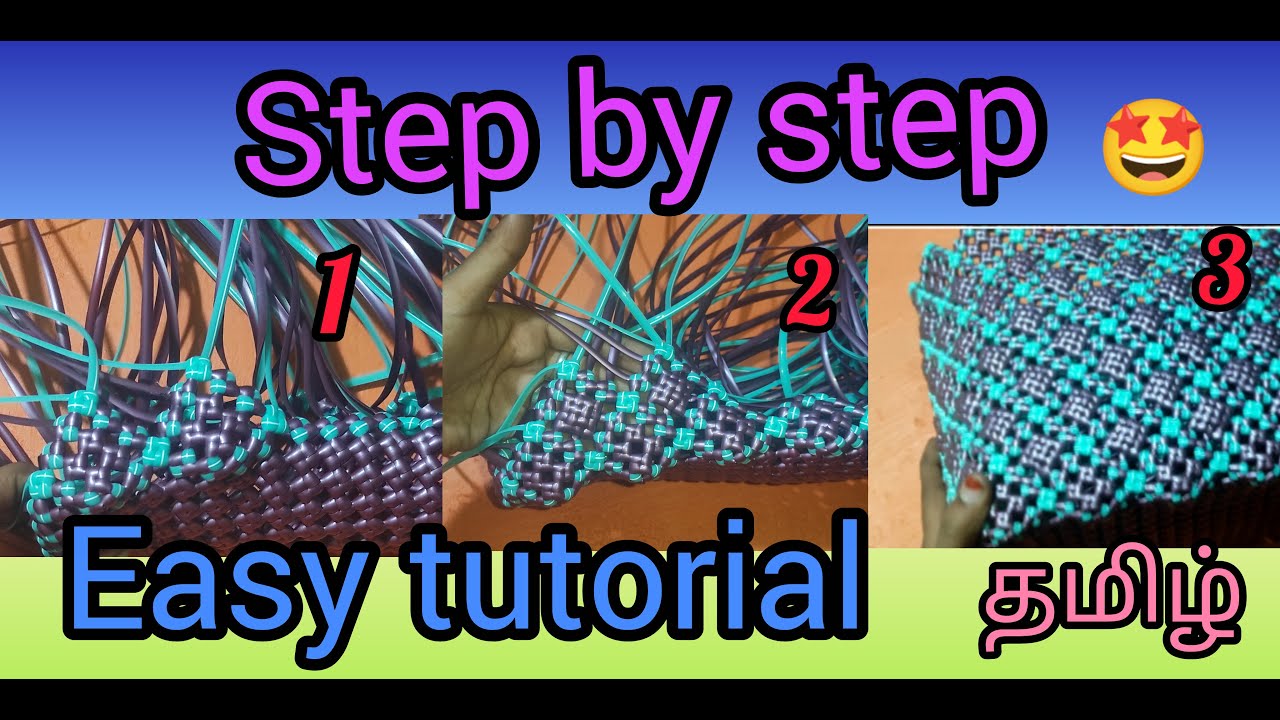 2 roll normal base with cross cut biscut knot koodai🤩🥰 full video ...