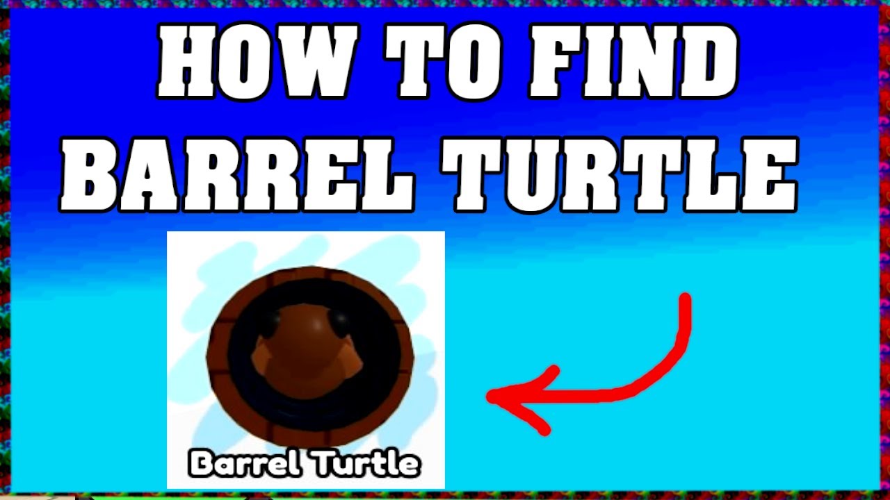 How To Find BARREL TURTLE in FIND THE TURTLES ROBLOX 🐢 [walkthrough ...