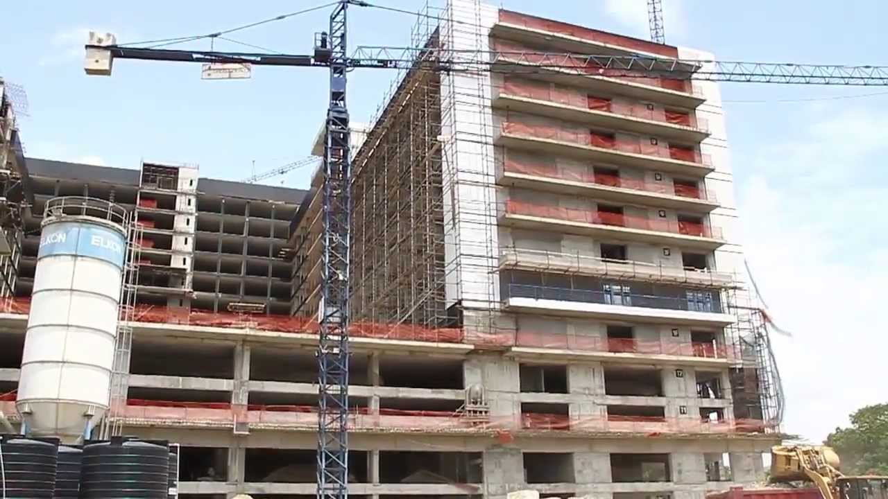 The Octagon: New Business Center in Accra, Ghana - YouTube