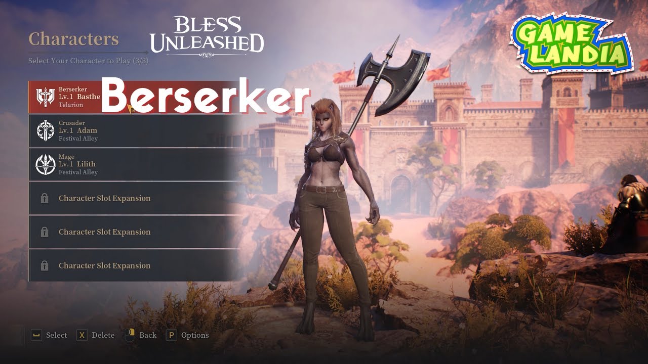 Berserker - Bless Unleashed (jogando o tutorial no CBT) - YouTube