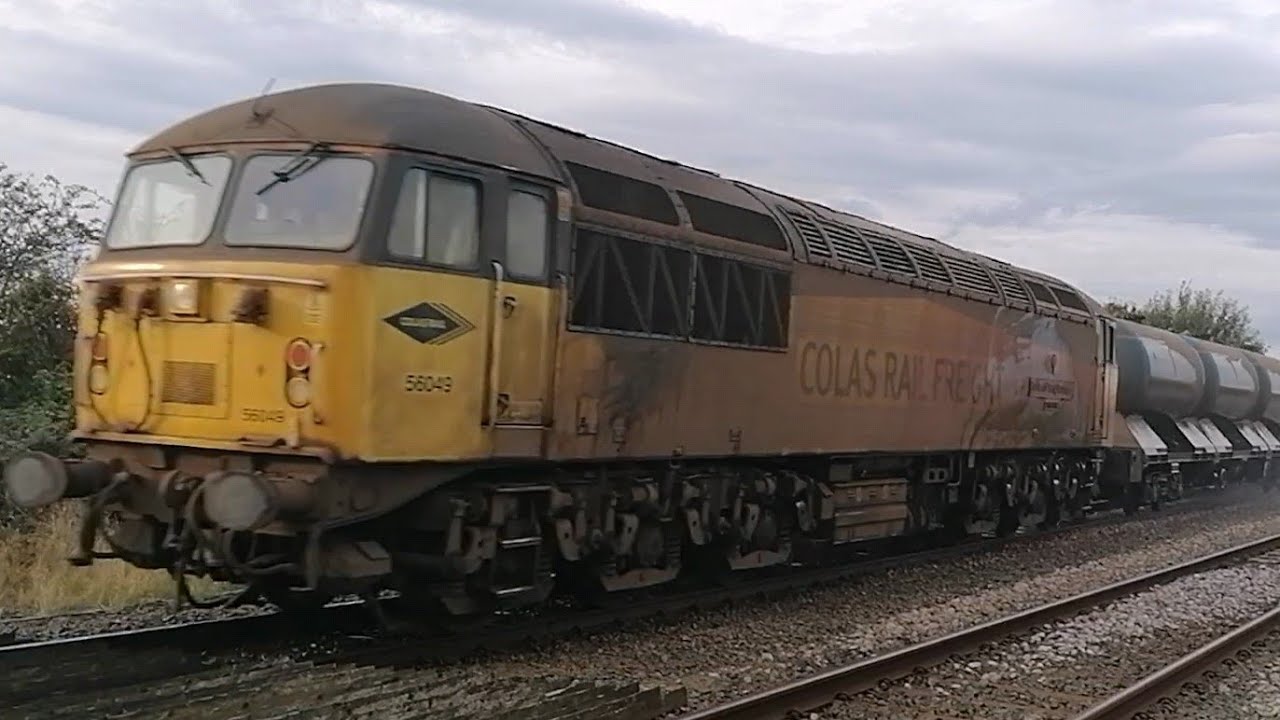 24/10/23 - RHTT - Class 56 - 56078 T&T 56049 - Coleham Lmd to Coleham ...