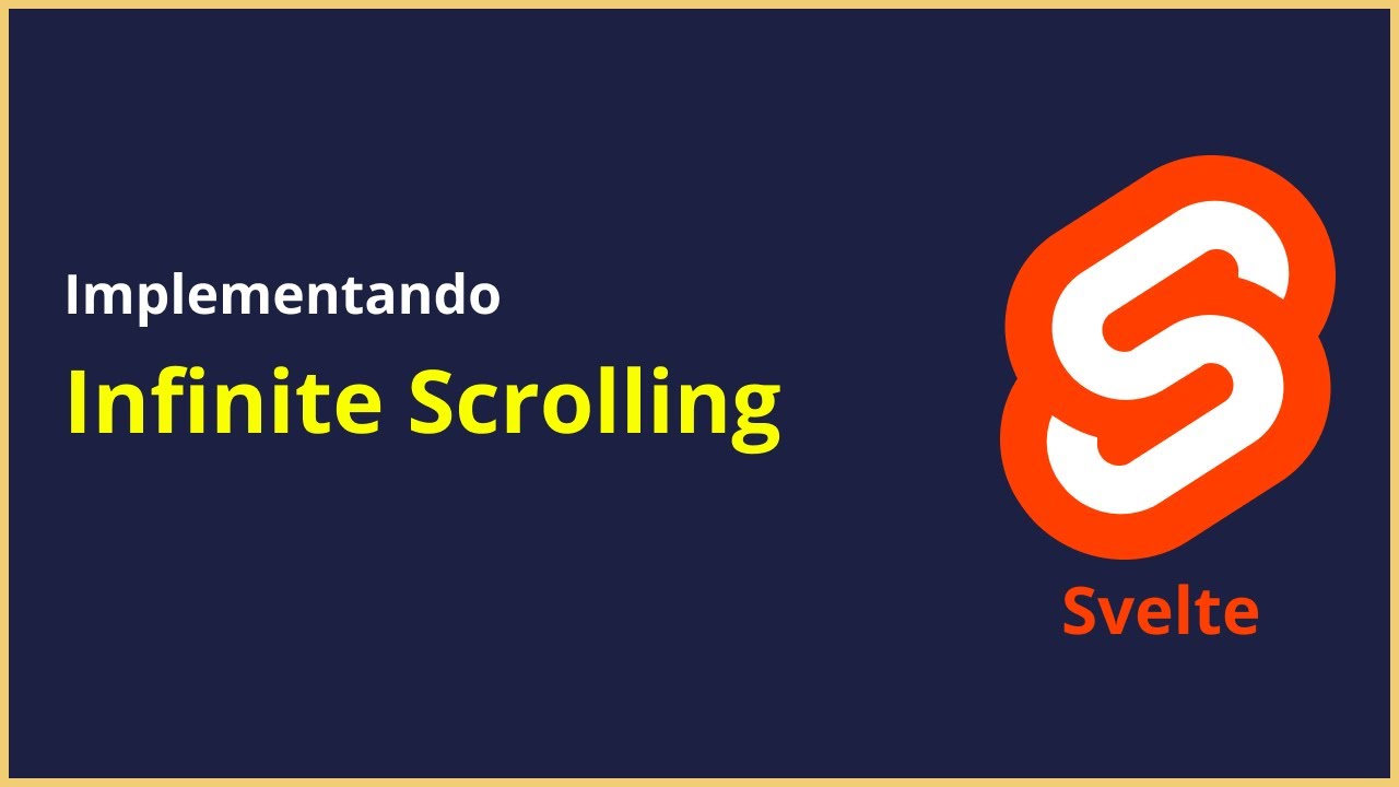 Infinite Scrolling Con Svelte Intersectionobserver And Xstate Youtube