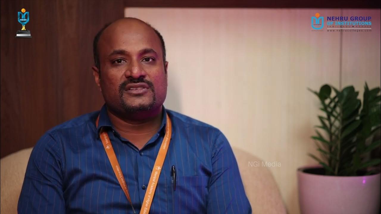 Dr. Naresh Kumar Mani | 15 th Shri. P. K. Das Memorial Best Faculty Award 2023 | NGI - YouTube