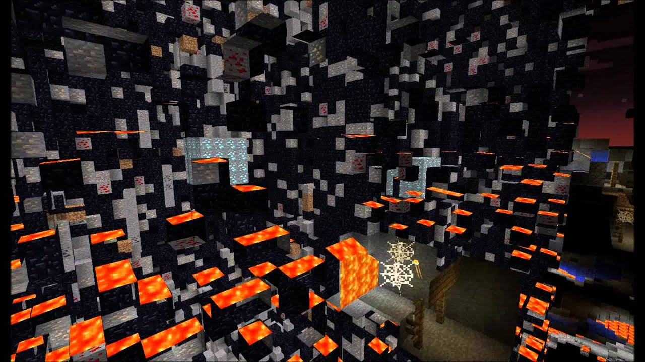 Minecraft Mod Spotlight: Volcanoes (Underground View) - YouTube