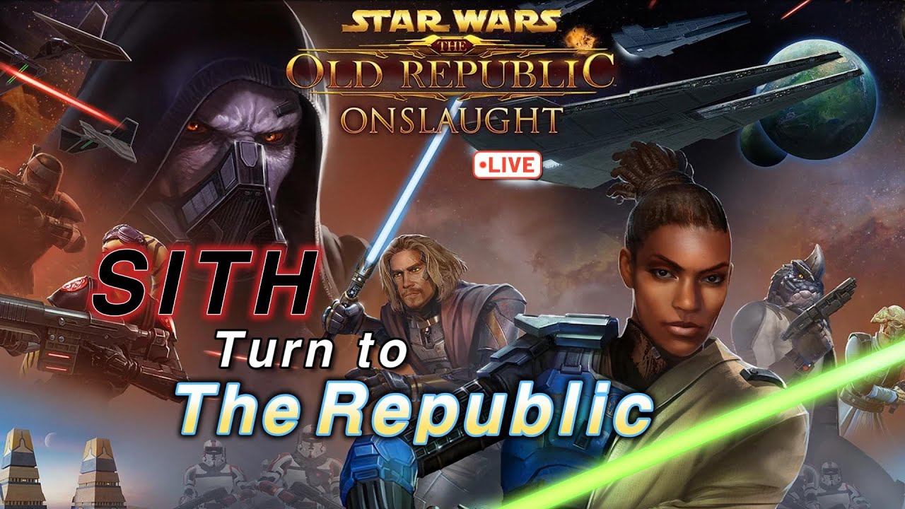A Sith join the republic in SWTOR ~ Onslaught🔴 #starwars #oldrepublic ...