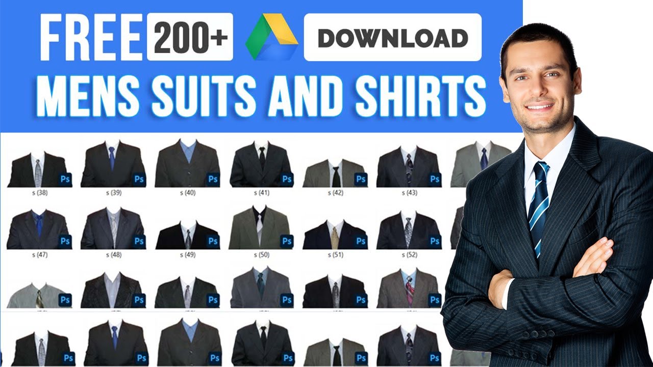 200+ men’s suits and shirts Photoshop PSD Templates Free Download - YouTube