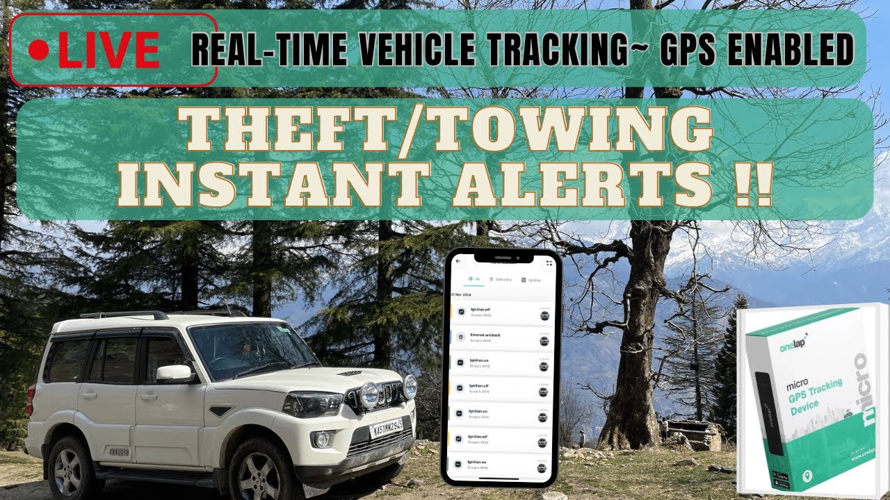 How to track your vehicle in real-time. Get theft/towing instant alerts ...