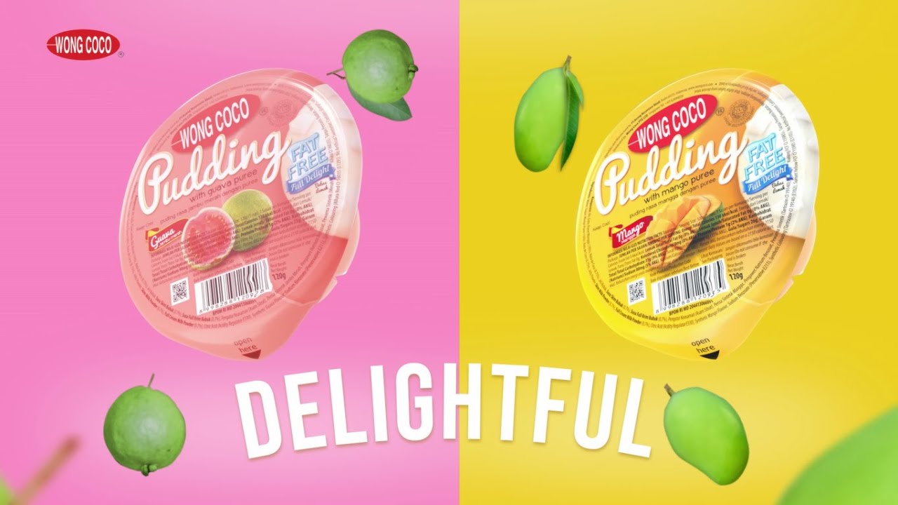 Wong Coco Pudding 120g - Guava & Manggo - YouTube