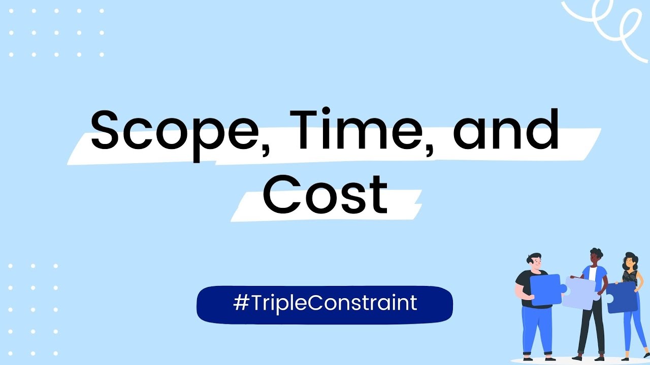 Triple Constraint: Scope, Cost, Time - YouTube