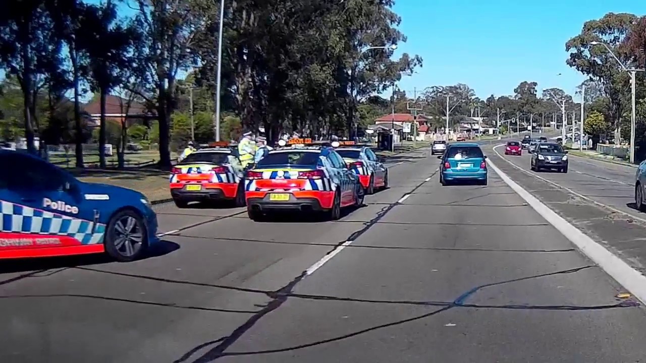 responding police cars ambulances emergency vehicles dashcam ...