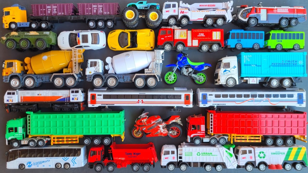 Kereta Api, Mobil Box, Motor Cross, Truk Molen, Mobil Derek, Truk Pasir ...