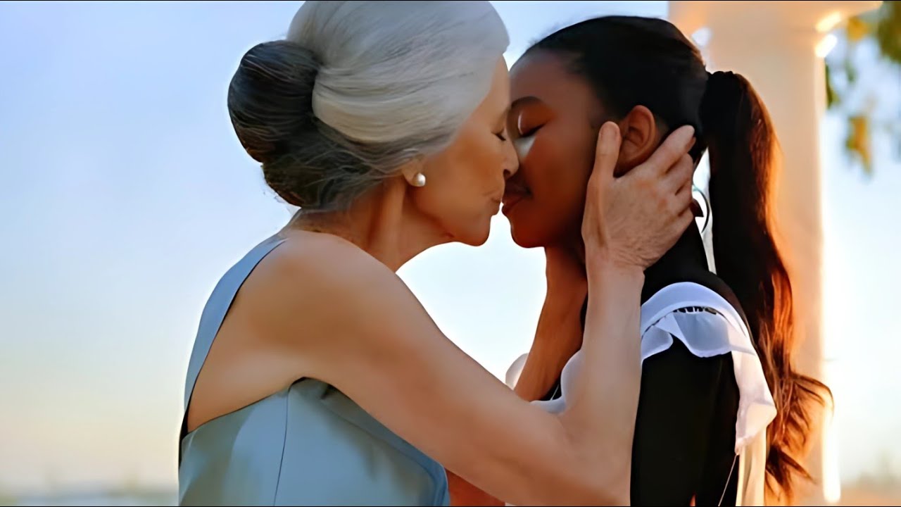 Mature Woman Kissing Black Maid | Lesbian Kissing Video | Made Kissing ...
