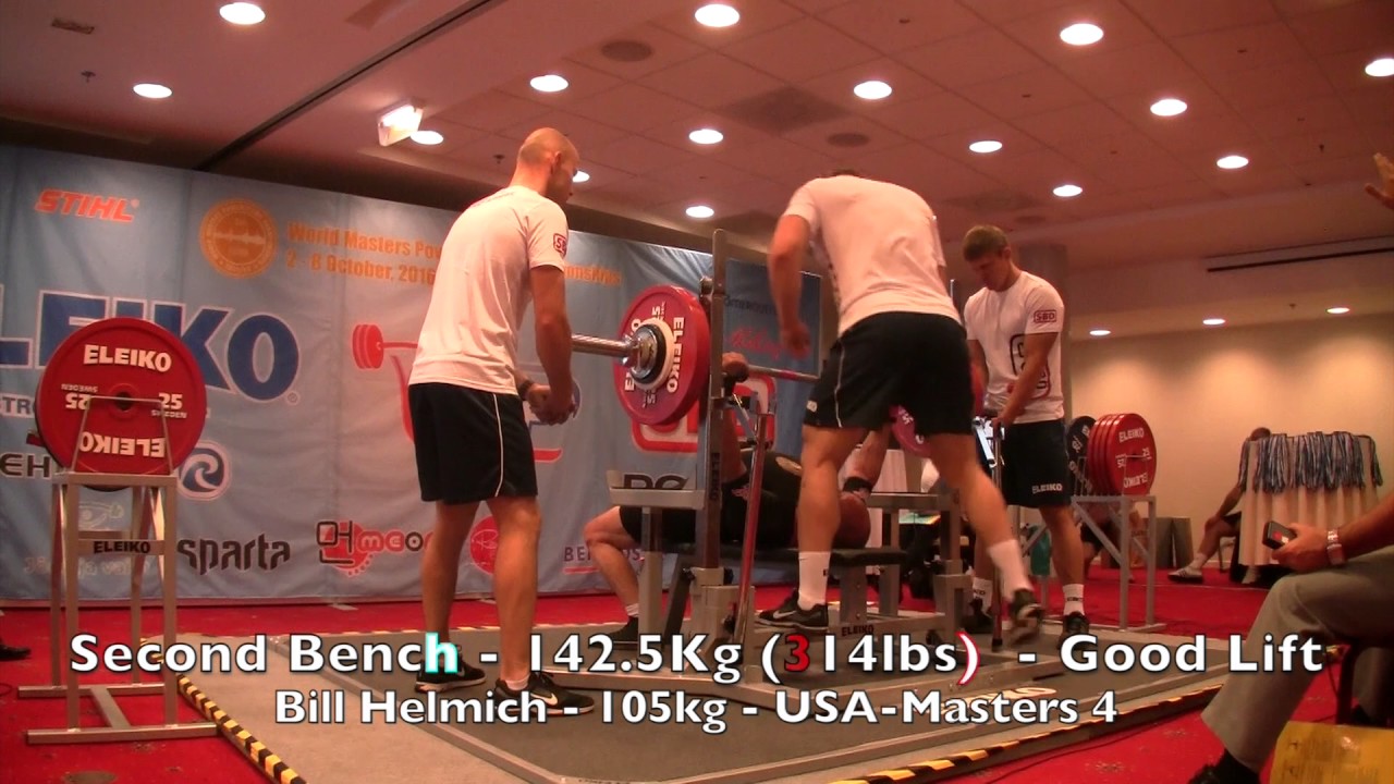 Bill Helmich at the 2016 IPF Masters World Championship - YouTube