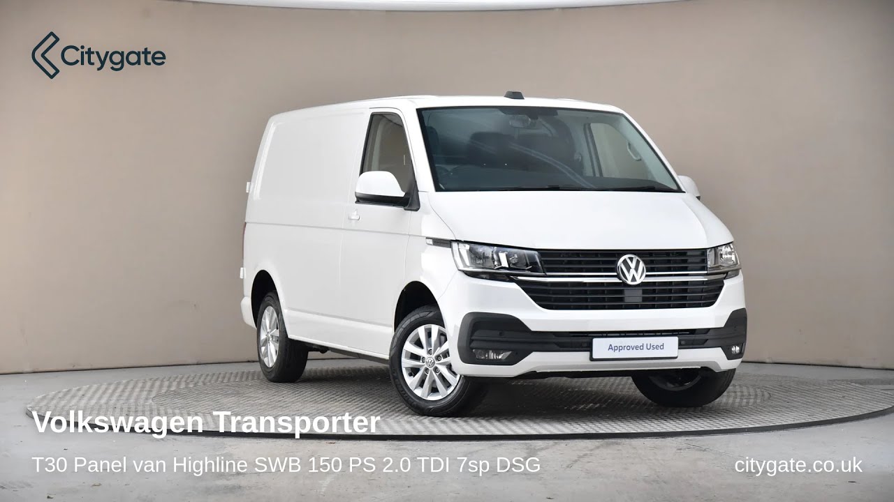 Volkswagen Transporter - T30 Panel van Highline SWB 150 PS 2.0 TDI 7sp ...