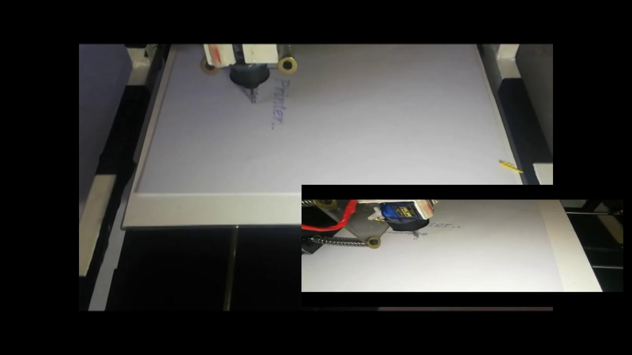 Arduino 2D Printer Part 02 - YouTube