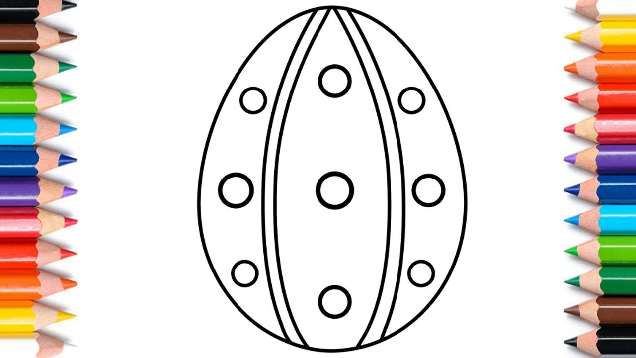 How to Draw a EGG Step by Step | Egg Drawing and Coloring | Drawing ...