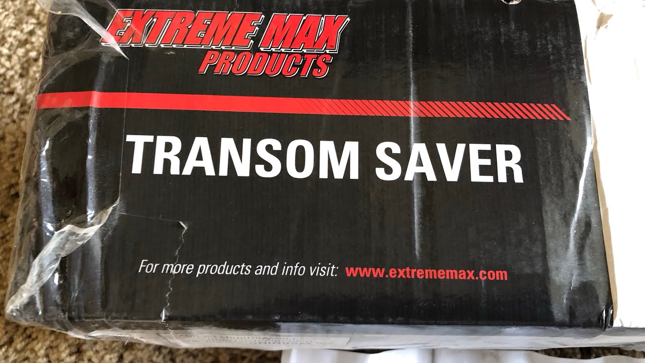 Extreme Max Transom Saver - YouTube