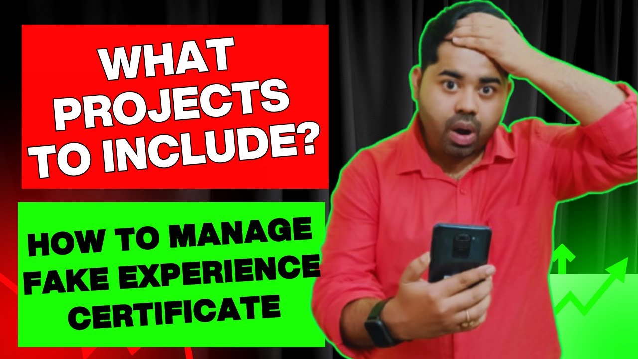 Resume Tips for Fake Experience Candidates: What Projects to Include ...