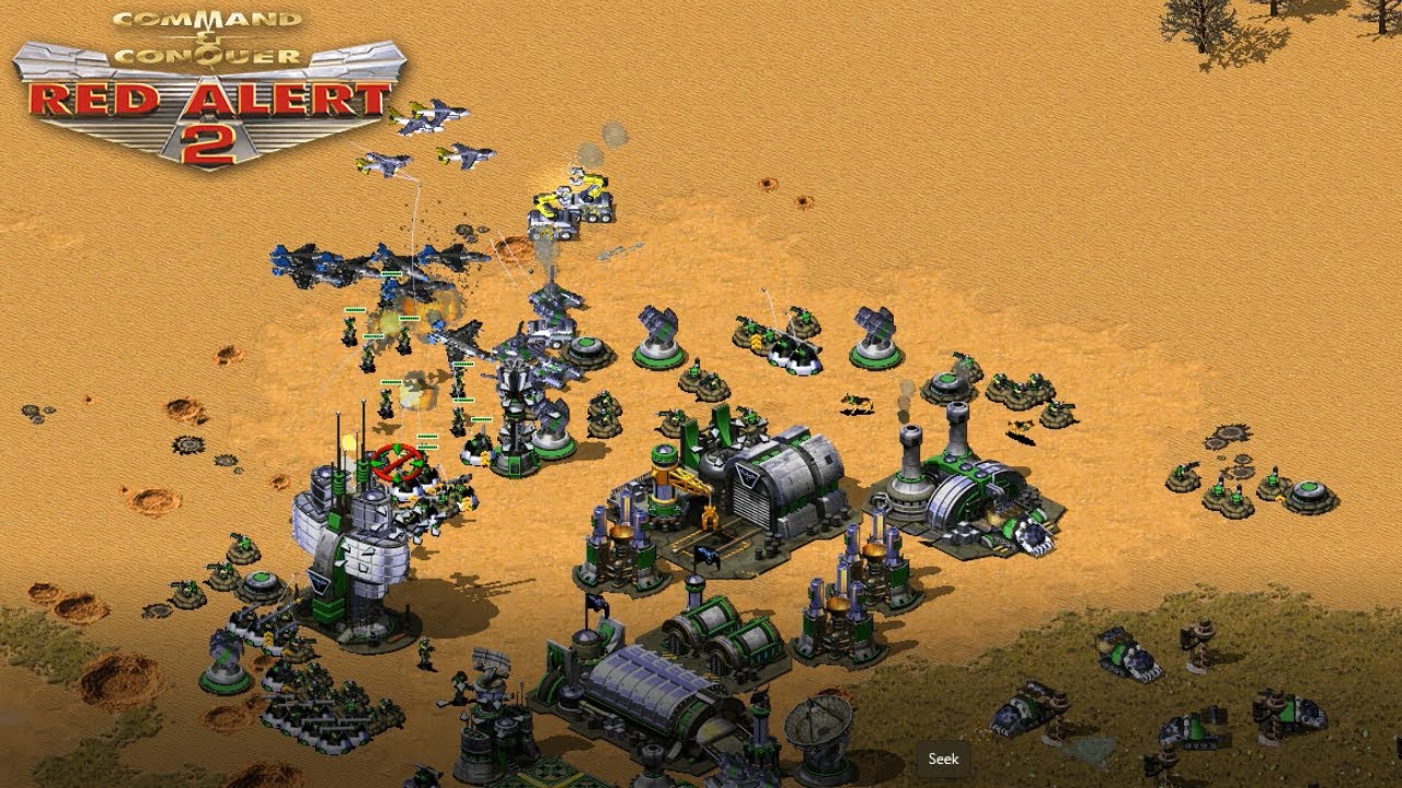 Red alert 2 | Extra Hard Ai | Map Aden Aden | 7 Vs 1 - YouTube