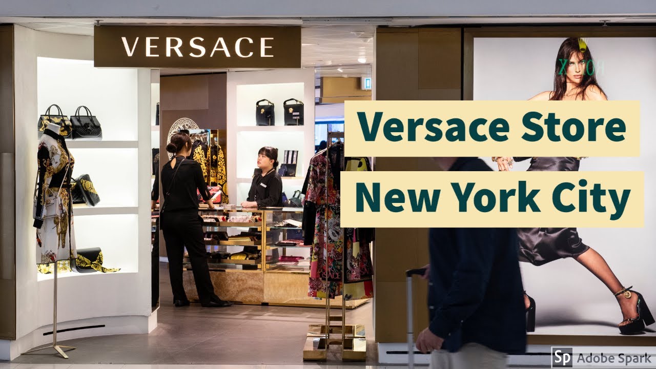 Phase 3 reopen of New York City, a look at Versace Store on 5th Avenue ...