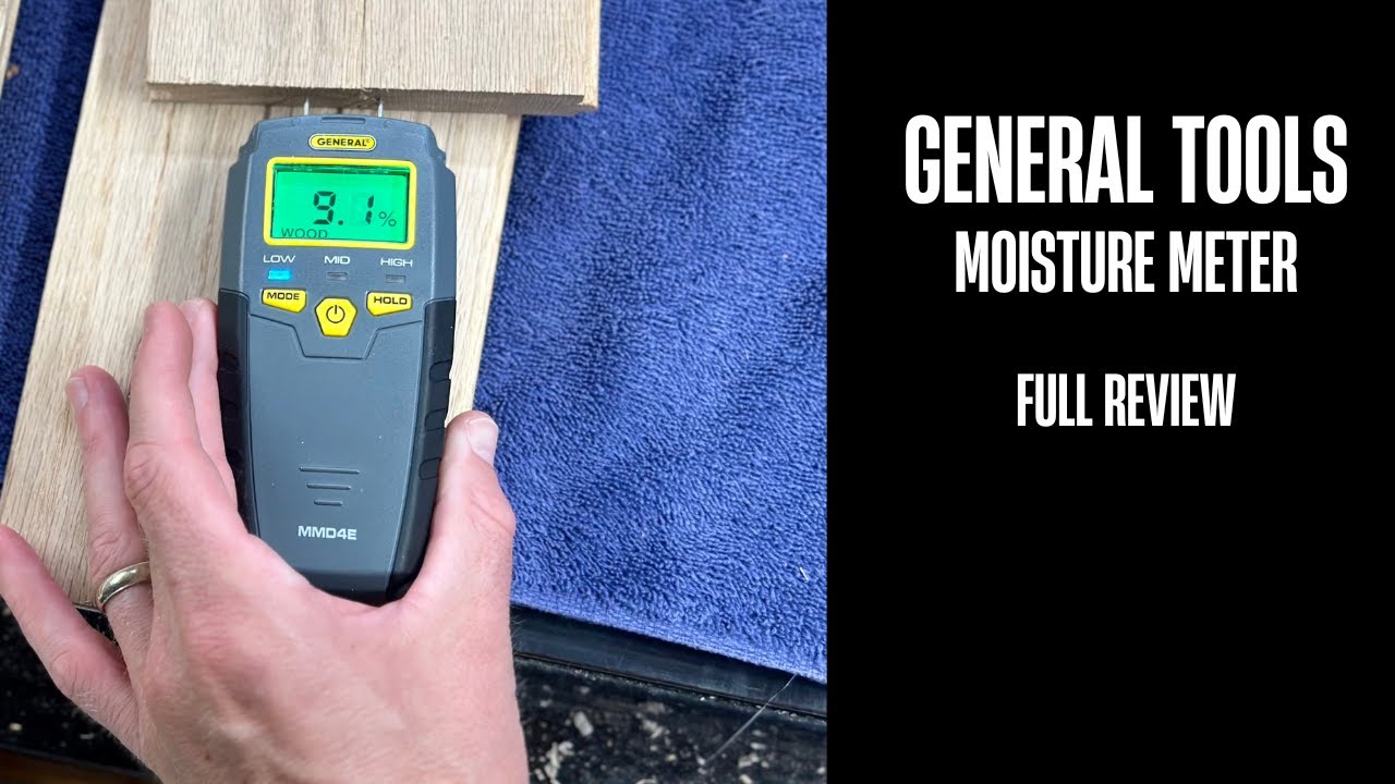 General Tools MMD4E Moisture Meter | Pin-Type Water Leak & Mold ...