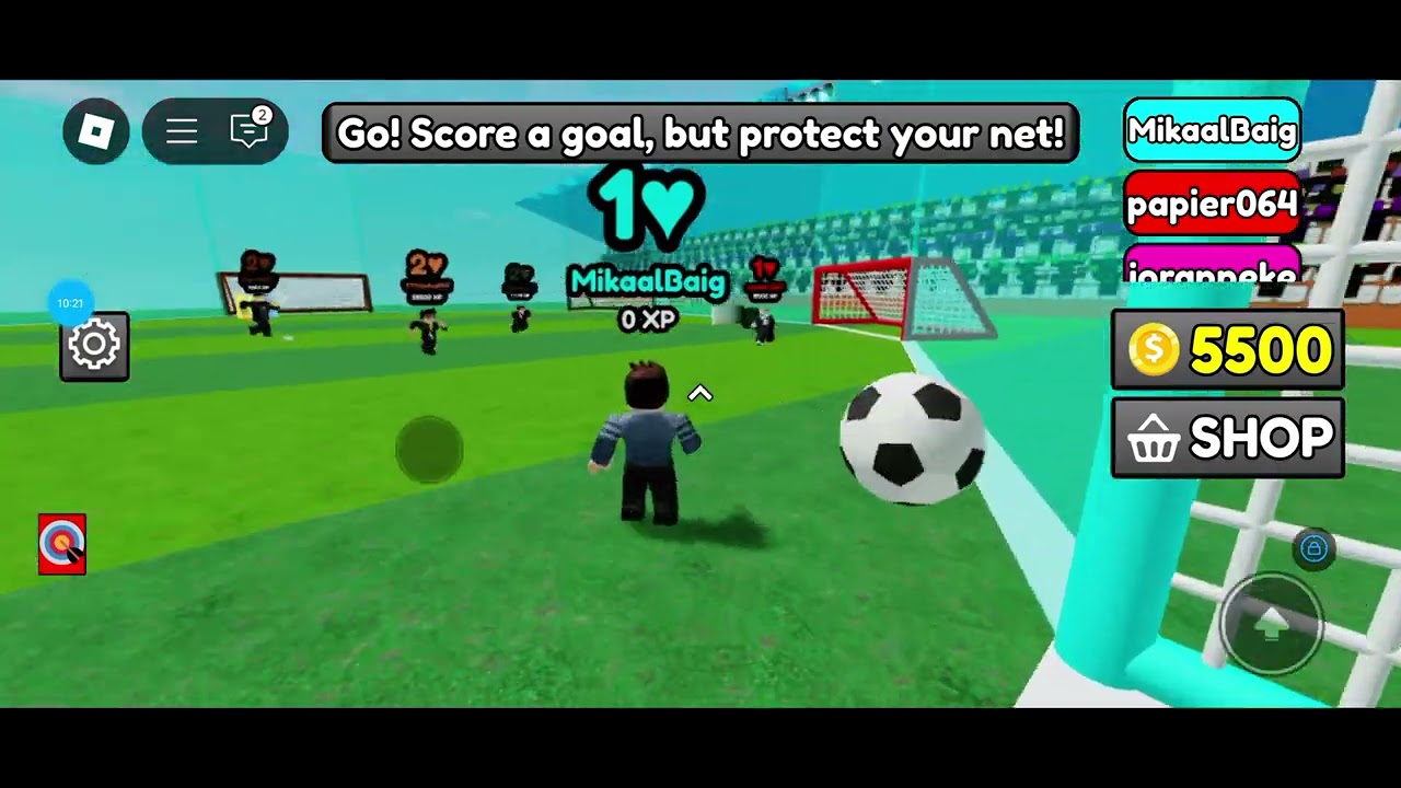 Goal Battles . Gaming . Football . Soccer . Mikaal playing Roblox ...
