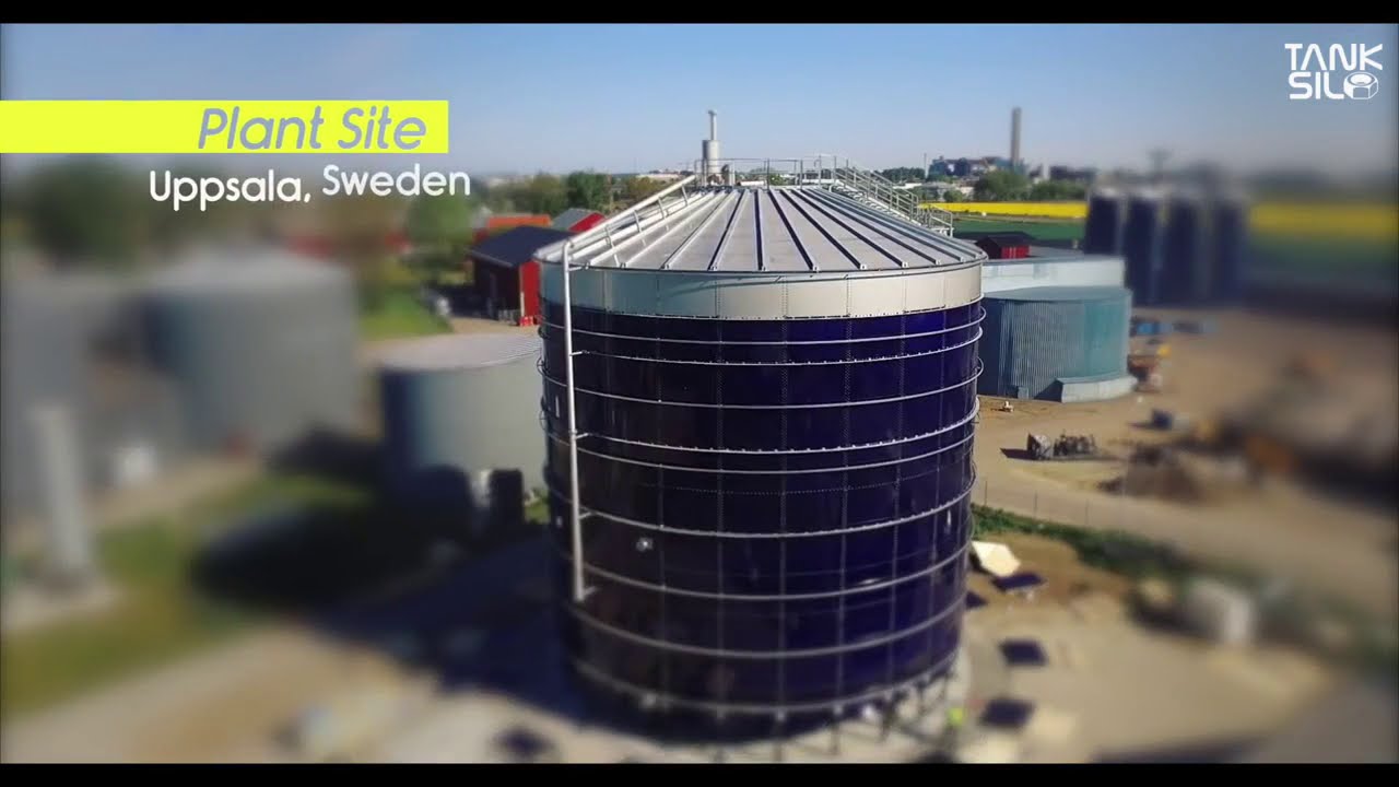 GLS Tank Installation in Uppsala Sweden - YouTube