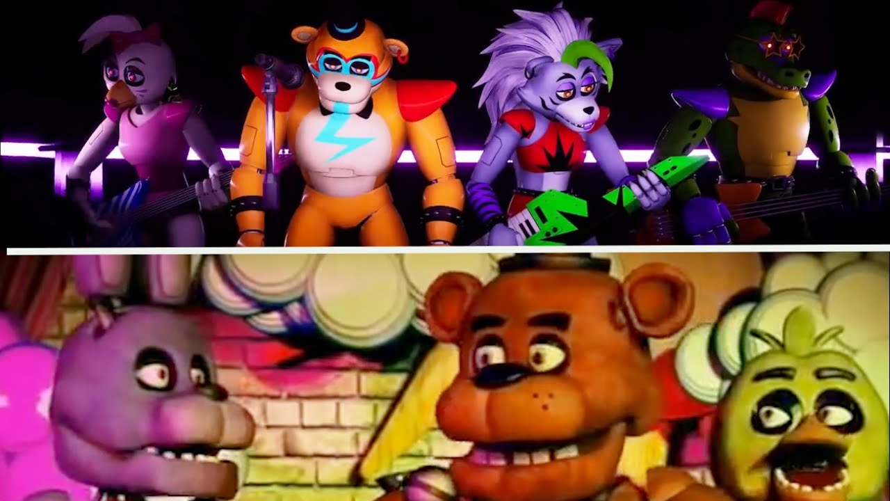 FNAF: Security Breach & FNAF 1 - Spirits In My Head and They Won't go ...