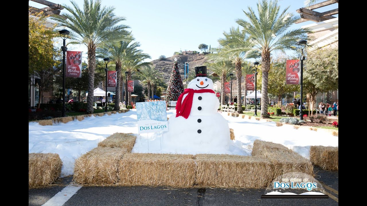 Snow Day - The Shops at Dos Lagos 2015 - YouTube
