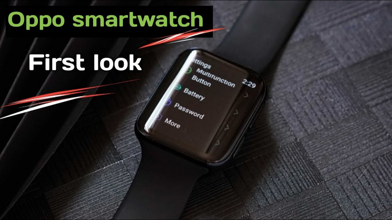 Oppo smartwatch first look and display || oppo smartwatch 2020 || oppo ...