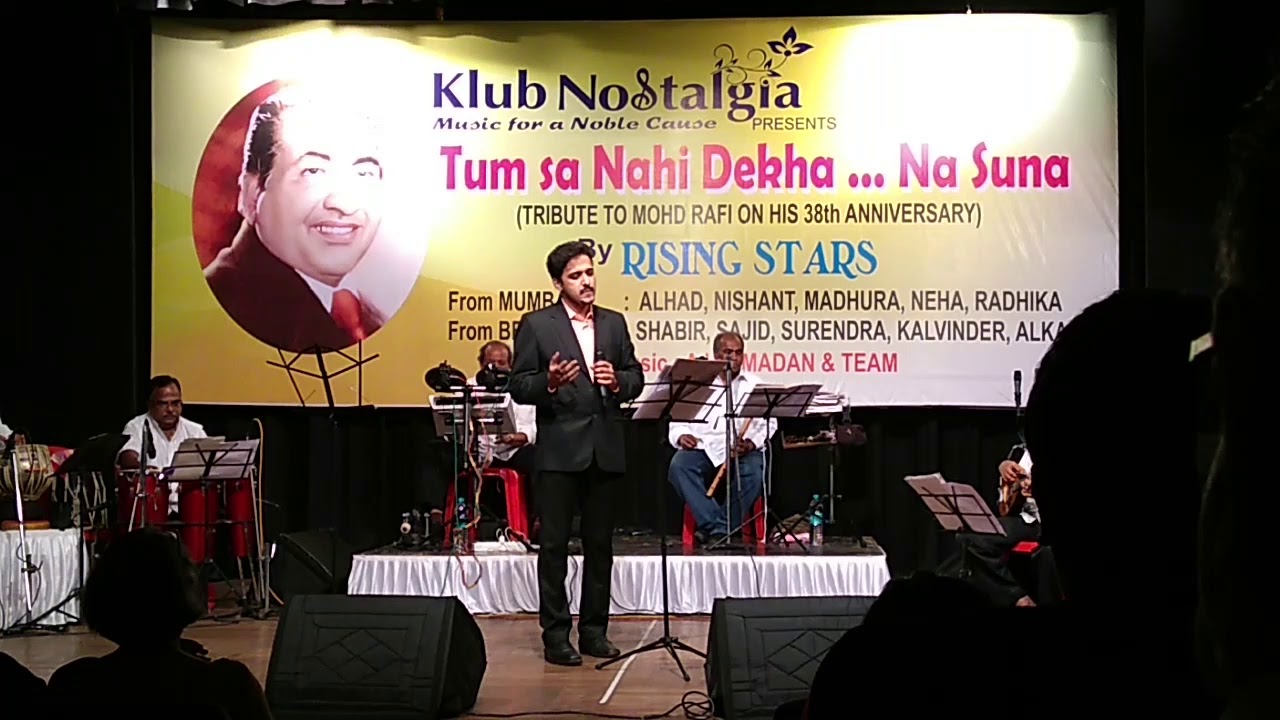 Din Dhal Jaye - live performance for Klub Nostalgia with Ajay Madan and ...