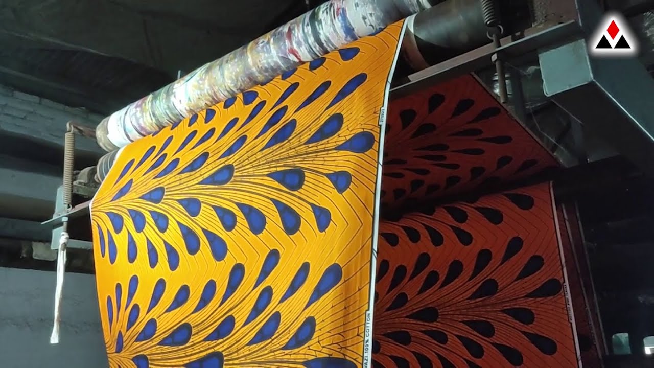 MANUFACTURING OF AFRICAN FABRIC DESIGN | PRINTING PROCESS | BLOCK PRINT ...