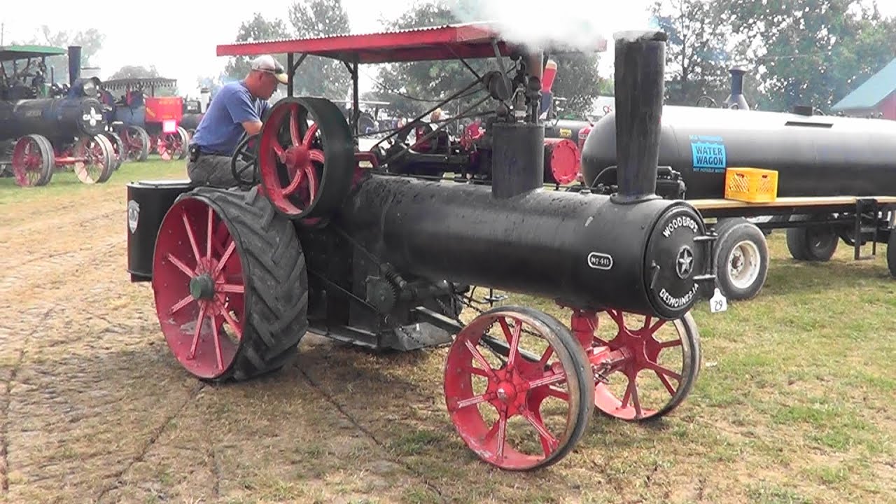 Wood Brothers Steam Traction Engine 5/8th Scale - YouTube