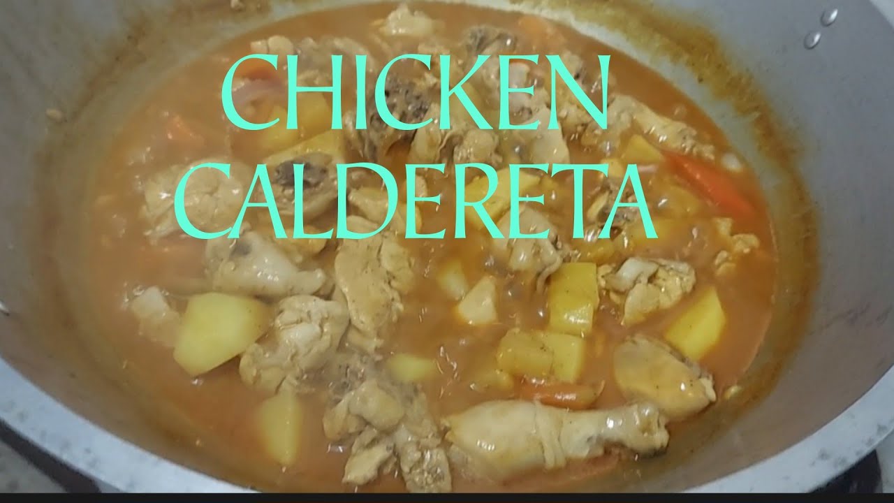 CHICKEN CALDERA FILIPINO RECIPE TRY THIS - YouTube