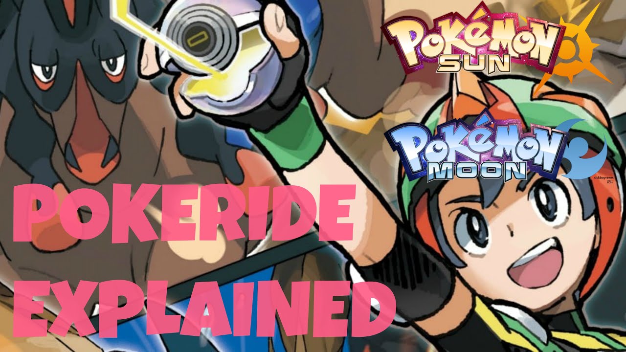 What is Pokeride? | Pokemon Sun & Moon - YouTube