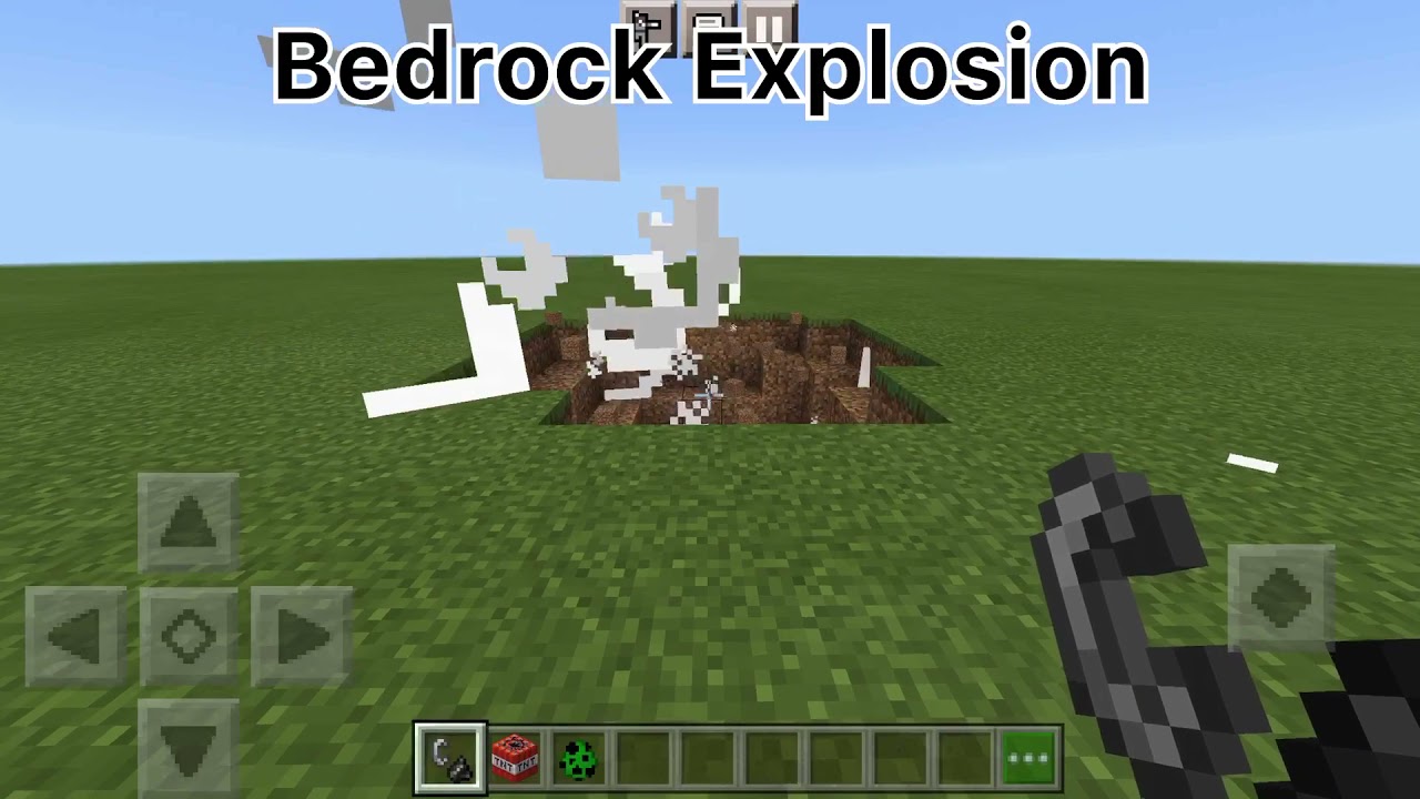 Minecraft Bedrock Explosion Vs Java Explosions - YouTube