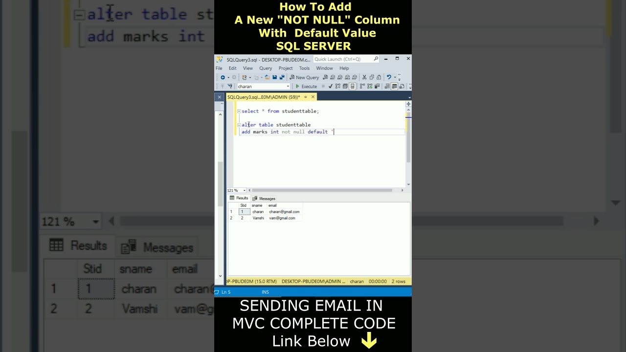 Add Create A Column With Not Null And Default Value SQL Server Ssms Add Create A Column With Not Null And Default Value SQL Server Ssms
